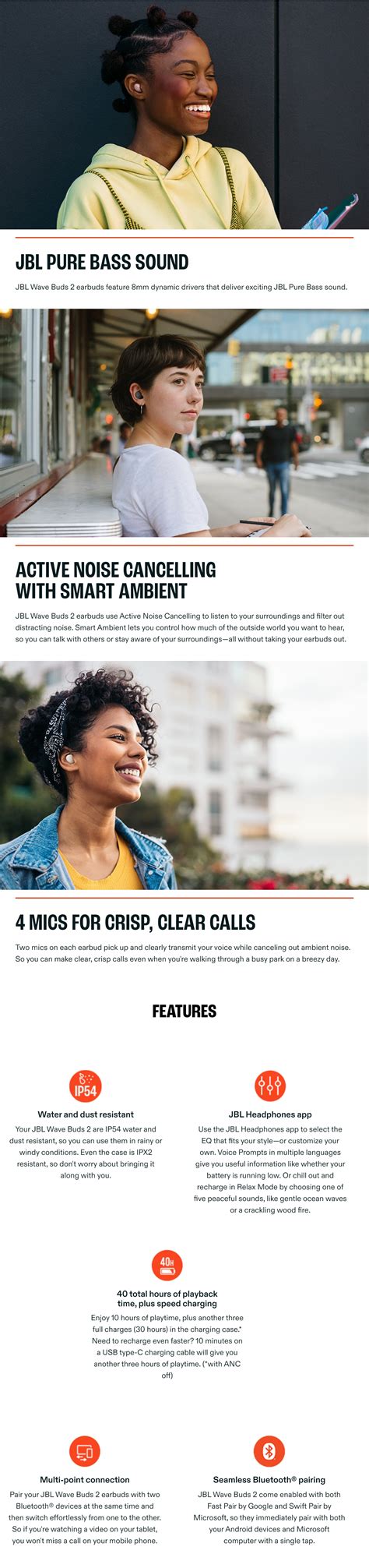 JBL New Launch Wave Buds Ear Buds Wireless TWS Bluetooth V Earbuds With ANC Smart Ambient