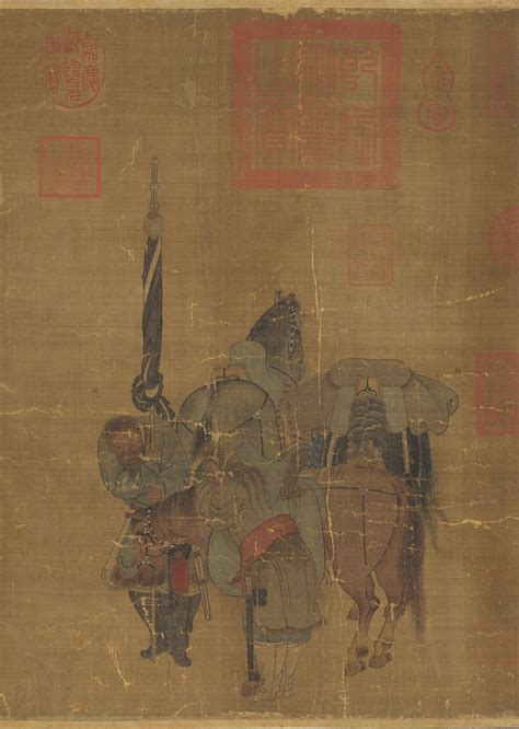 書格 on Twitter 苏李别意图牧羊图卷描绘经史故事苏武出使匈奴被羁守节不屈徙北海牧羊十九年李陵出征匈奴被执而降