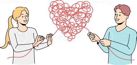 Couple Untangle Love Problems PNG
