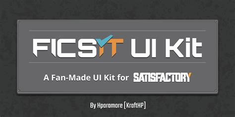 Satisfactory Ui Kit Figma