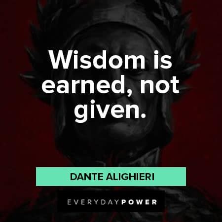 Dante Alighieri Divine Comedy Quotes