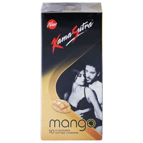 Kamasutra Mango Flavoured Condoms 10 Pcs Jiomart