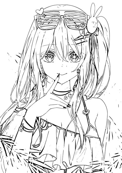 Ruby Hoshino Coloring Page Download Print Or Color Online For Free