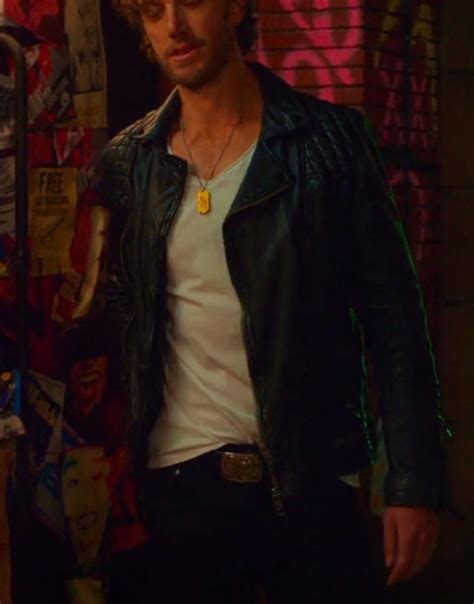 Sexlife 2021 Adam Demos Leather Jacket Brad Simon Black Jacket