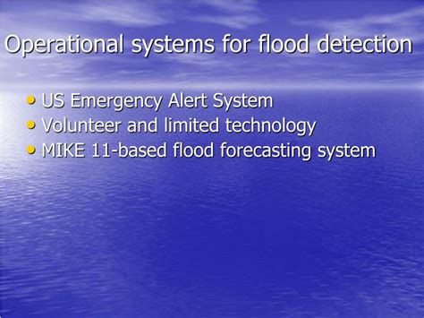 PPT Model Based Monitoring For Early Warning Flood Detection PowerPoint Presentation ID 4123329