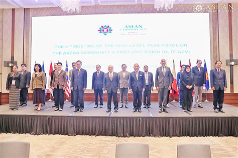 အာဆီယံအသိုက်အဝန်း ၂၀၂၅ အလွန် မျှော်မှန်းချက်ရေးဆွဲရေးဆိုင်ရာ အဆင့်မြင့်လုပ်ငန်းအဖွဲ့၏ ပဉ္စမအကြိမ