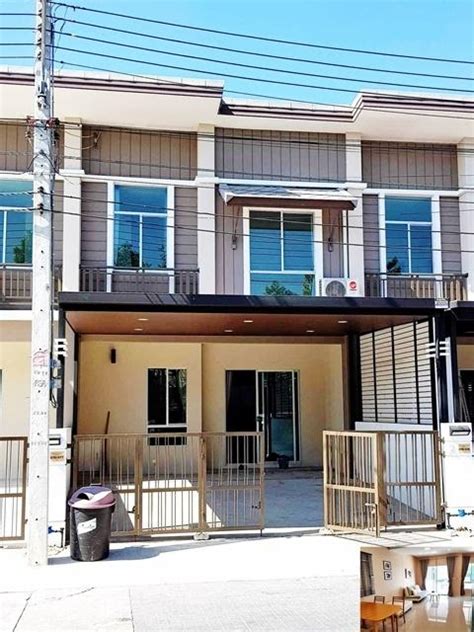 ตรงข้ามสโมสร 2นอน 2น้ำ ใหญ่สุดในโครงการ 21ตรว 120ตรม ให้เช่าทาวน์เฮาส์ 2 ชั้น 2จอดรถ 2แอร์