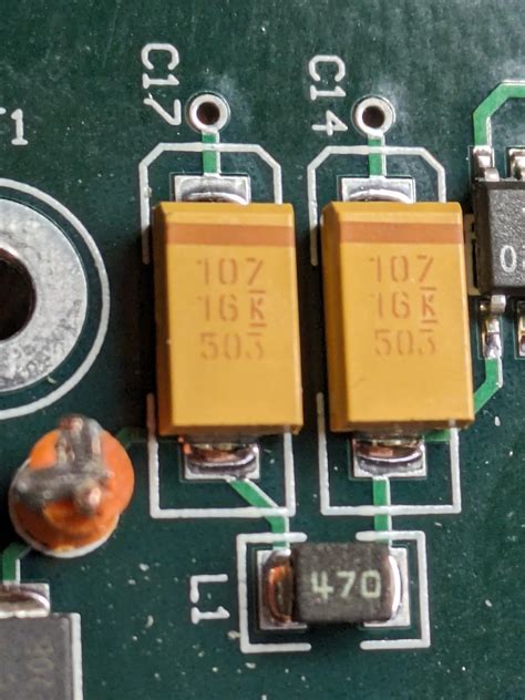 Can Someone Help Me Identify These Capacitors R Askelectronics