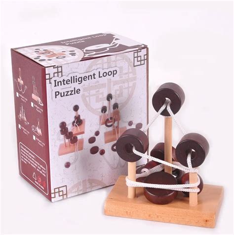Buy Wooden Rope Loop Puzzle Design 3 In Australia