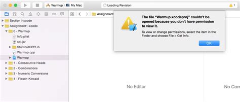 Xcode Xcodeproj File Permissions Stack Overflow