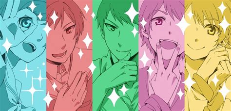 Amaki Ikuma Saeki Kira Tomii Daiki Maiyama Shun And Kazami Kakeru Shounen Hollywood Drawn
