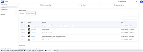 UI Show Additional Deployment Information For Apps Deployed Via Github Issue Epinio