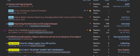 Nullreferenceexception Object Reference Not Set To An Instance Of An