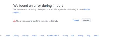 Unable To Import The Code From Gitlab To Github · Community