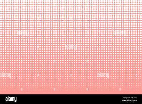 Pink Halftone Pattern White Dotted Layout Gradual Fade Effect Vector