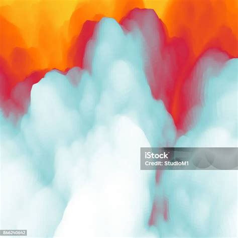 용암입니다 추상적인 배경입니다 현대적인 패턴입니다 디자인을 위한 벡터 일러스트입니다 과학에 대한 스톡 벡터 아트 및 기타 이미지 과학 기업 재무와 산업 노랑 Istock