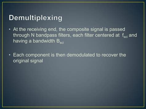 Frequency Division Multiplexing Fdm Ppt