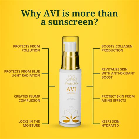 Avi The Natural Spf 50 Pa Sunscreen For Ultimate Sun Protection