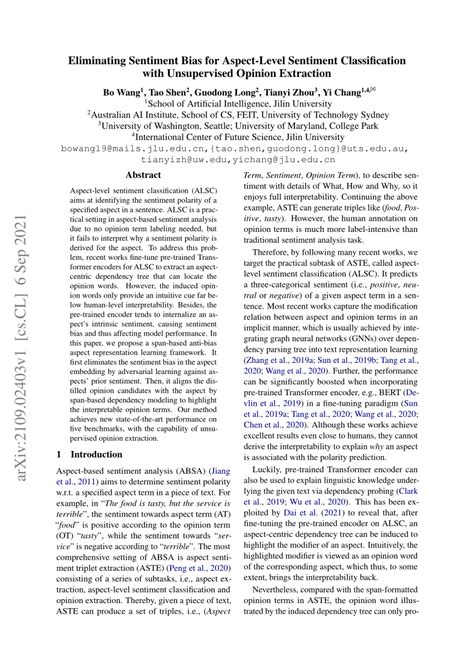 pdf eliminating sentiment bias for aspect level sentiment