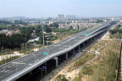 城市高架快速路 城市快速路 北清路快速路路线图 第8页 大山谷图库