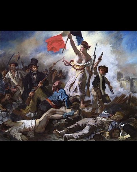 «Свобода ведущая народ или «Свобода на баррикадах 1830 — французский художник Эжен Делакруа