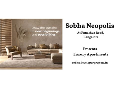 Sobha Neopolis Bangalore 1 And 2 Bhk Luxury Apartments On Panathur Road