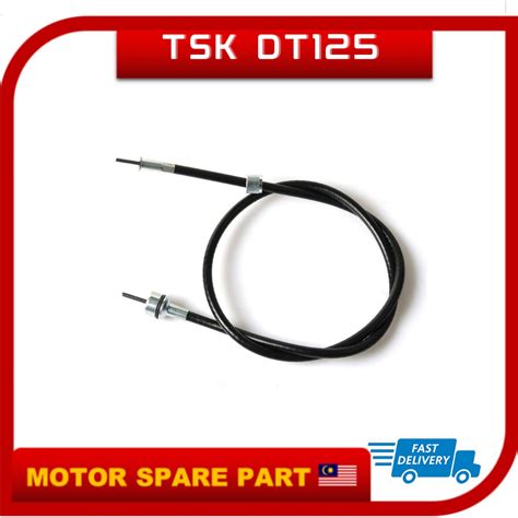 Tsk Dt125 Speedometer Cable Assy Tali Speedo Meter Kable Kaber Dt 125 Dt 125 Dt125 100 Original