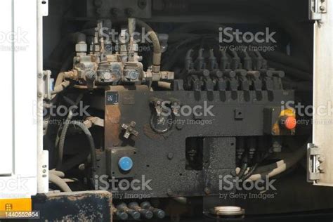 공급 콘크리트를 위한 이동식 설치에서 콘크리트 펌프의 엔진 0명에 대한 스톡 사진 및 기타 이미지 0명 강철 건설 기계류 Istock