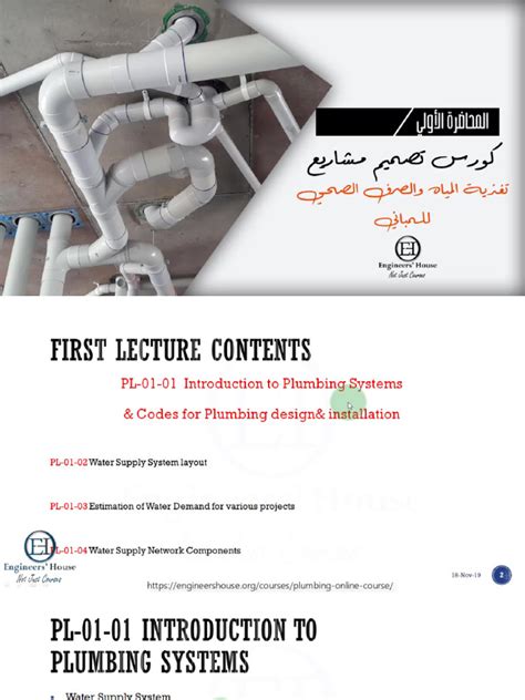 Pl 01 01 Introduction To Plumbing Systems Codes For Plumbing Systems