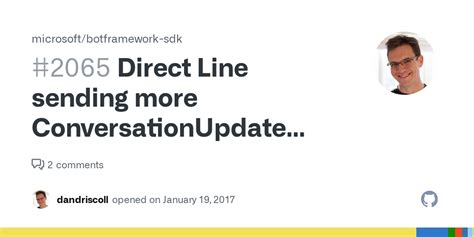 Direct Line Sending More ConversationUpdate Activities Than It Used To Issue Microsoft