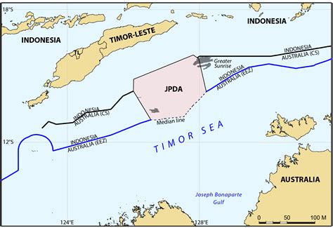 Timor Sea On Map