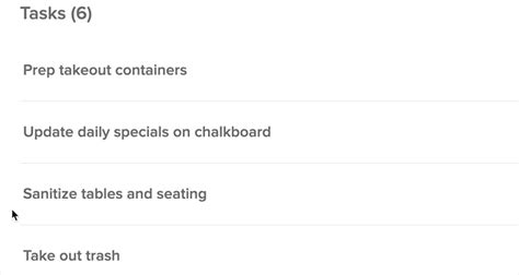 Add A Task In A Task List 7shifts