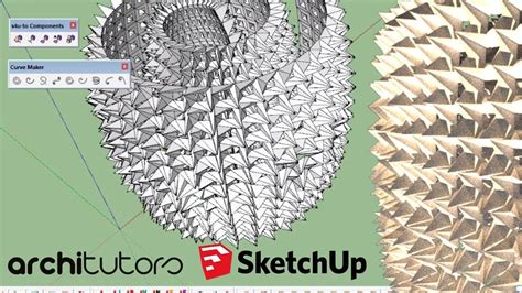 Paneling In Sketchup Architutors Youtube