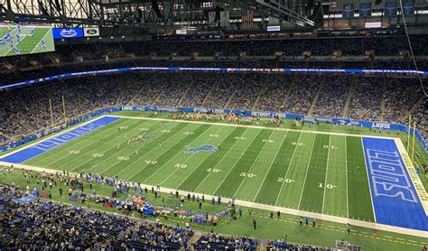 Ford Field Detroit Lions Football Stadium Stadiums Of Pro Football