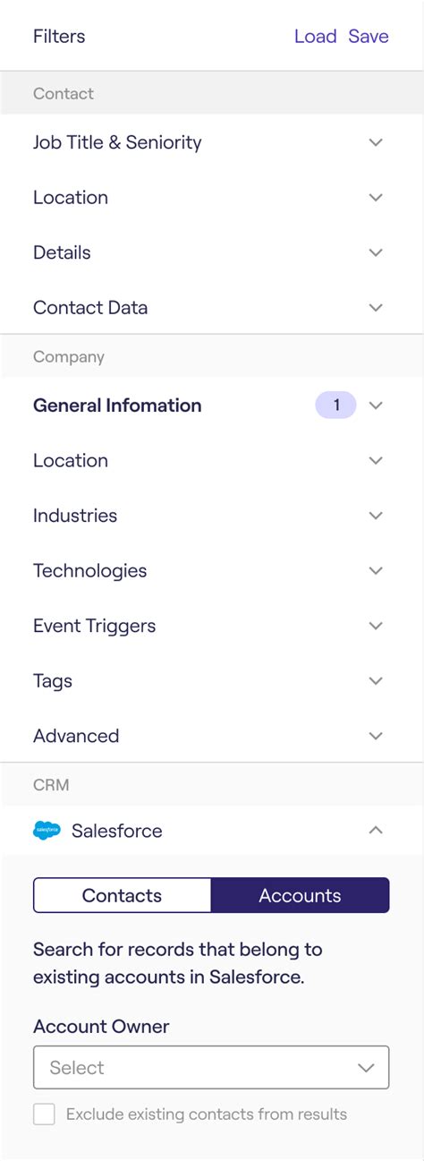 Using Salesforce Filters In Search Cognism