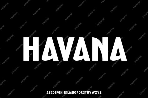 Premium Vector Bold Decorative Sans Serif Alphabet Display Font Vector Modern Retro Style Typeface