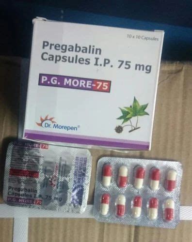 Pg More Dulo Pregabalin And Duloxitine Capsule 75 Mg At Rs 290 Box In Nagpur