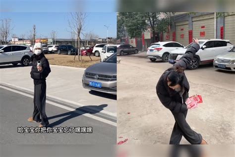 丈夫吐槽妻子出门不跟自己牵手并肩，一声怒吼，下秒转身瞬间变乖
