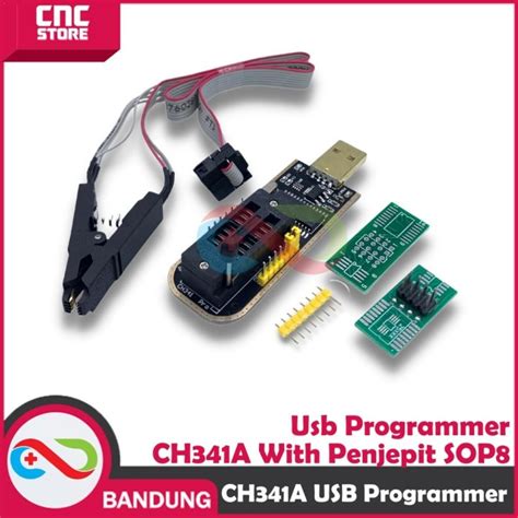 Jual Usb Programmer Ic Eeprom Ch341a Plus Penjepit Sop8 Flash Bios Di Seller Velvet Store