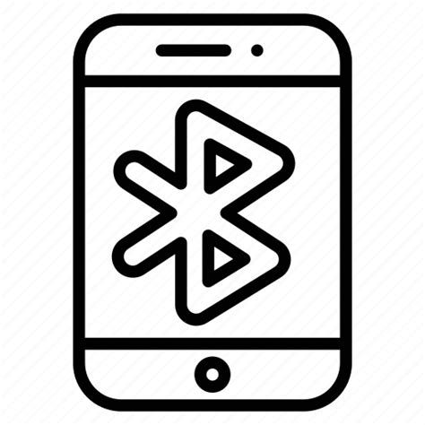 Mobile Bluetooth App Communication Connection Icon Download On Iconfinder