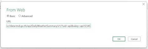 การดึงข้อมูล Api ด้วย Power Query ใน Excel Open Government Data Of Thailand