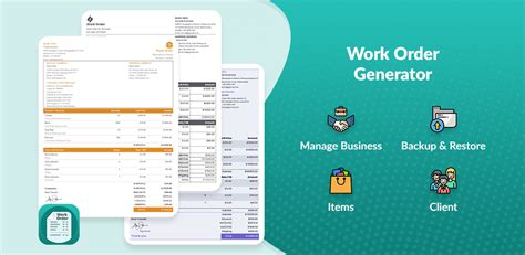 Work Order Generator Latest Version For Android Download Apk