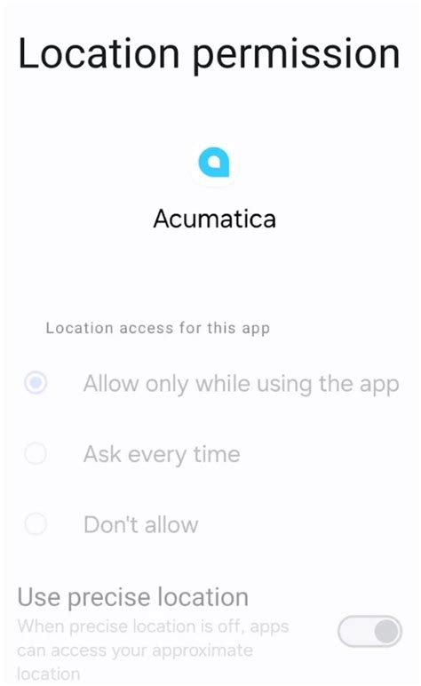 Gps Location Tracking Positions Not Sending Into Acumatica Server Mobile Community