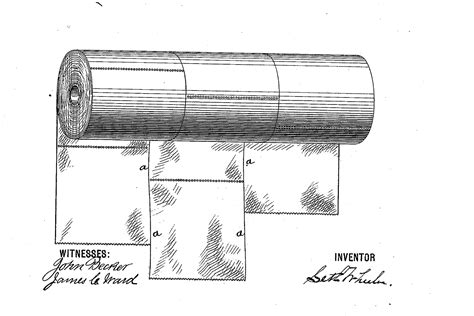 Over Under Debate 1891 Toilet Paper Patent Used As Evidence Digital