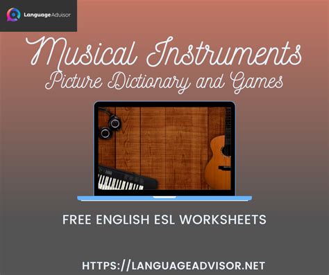 Musical Instruments Worksheets On Vocabulary
