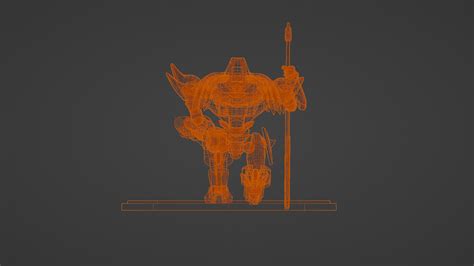 Tohdoh Gekka Armed Stand By Code Geass 3d Model By Redclay777