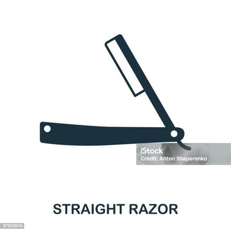 면도칼 아이콘입니다 평면 스타일 아이콘 디자인입니다 Ui입니다 면도칼 아이콘의 그림입니다 그림 흰색 절연입니다 웹 디자인에 사용 가능 애플 리 케이 션 소프트웨어 인쇄