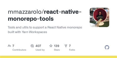 Github Mmazzaroloreact Native Monorepo Tools Tools And Utils To Support A React Native