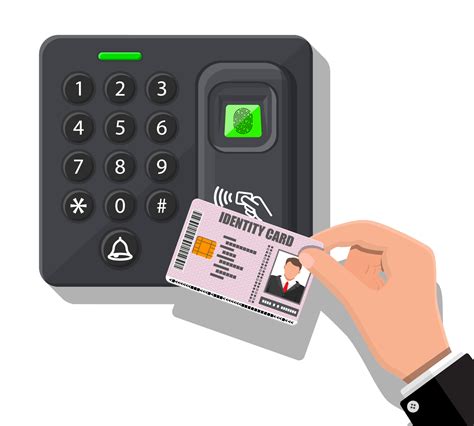 Password And Fingerprint Security Device With Hand 35773467 Png