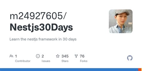 GitHub M Nestjs Days Learn The Nestjs Framework In Days